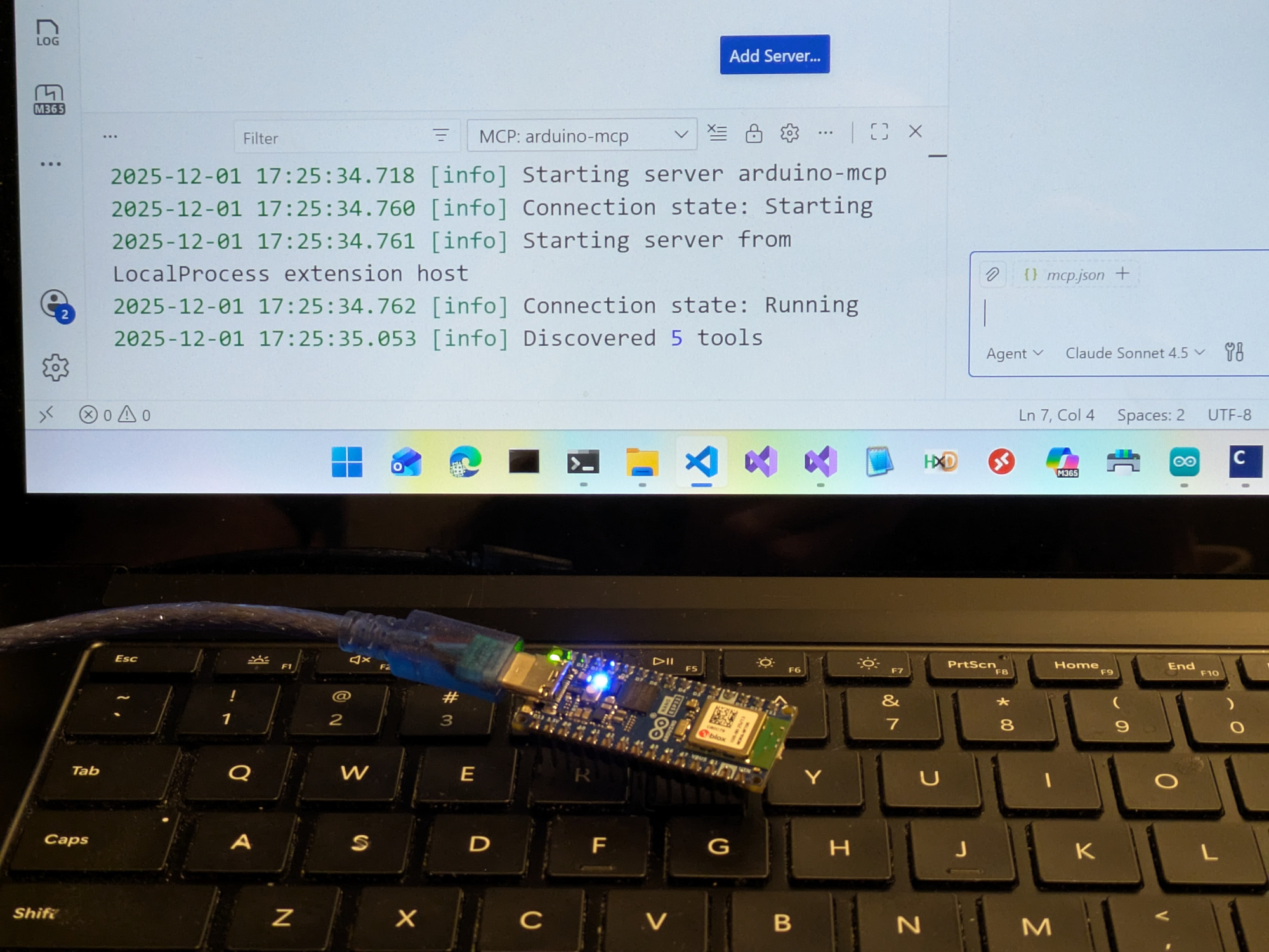 Building an MCP Server on Arduino Nano ESP32: Connecting AI Assistants ...